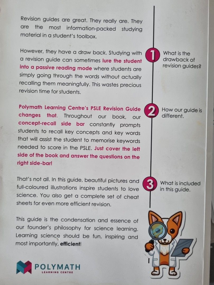 PSLE Science Revision Guide (Polymath), Hobbies & Toys, Books ...