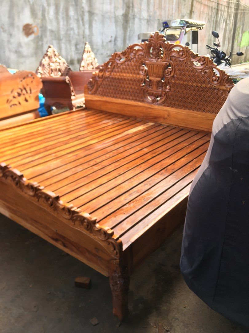 Pure narra bed frame, Furniture & Home Living, Furniture, Other Home ...