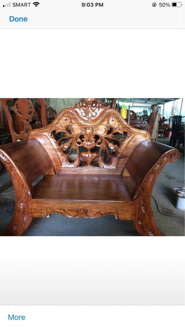 Pure narra sala set, Furniture & Home Living, Furniture, Other Home ...