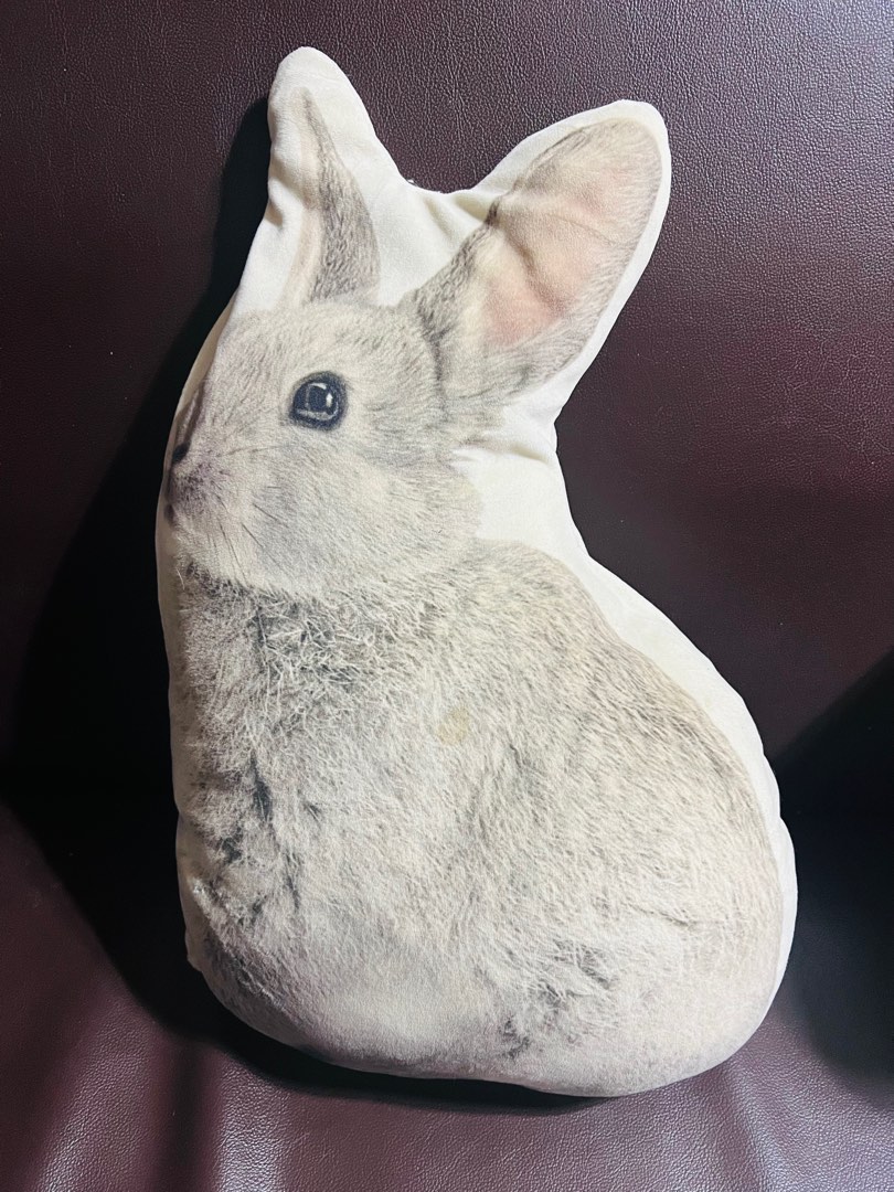 Rabbit and Elephant Back Support Pillow (Mallow Type), Hobbies & Toys ...