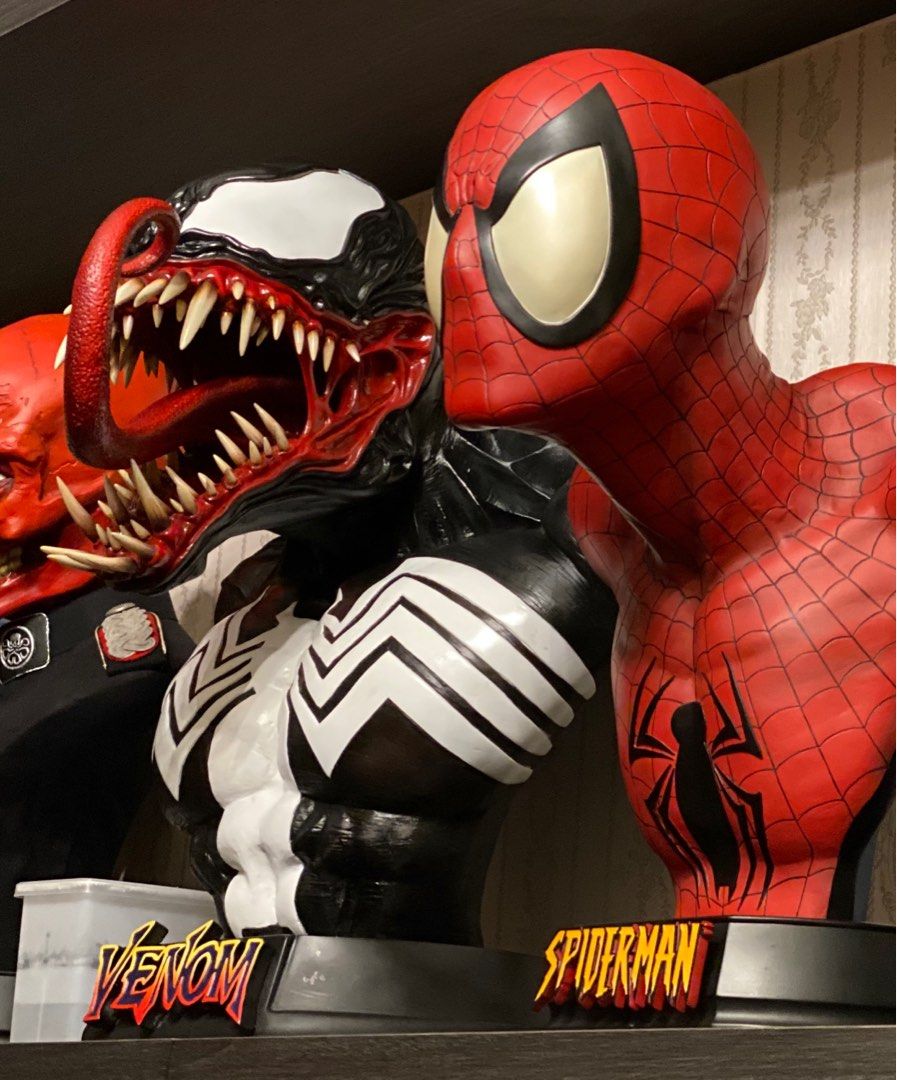 Rare custom venom life size bust, Hobbies & Toys, Toys & Games on Carousell