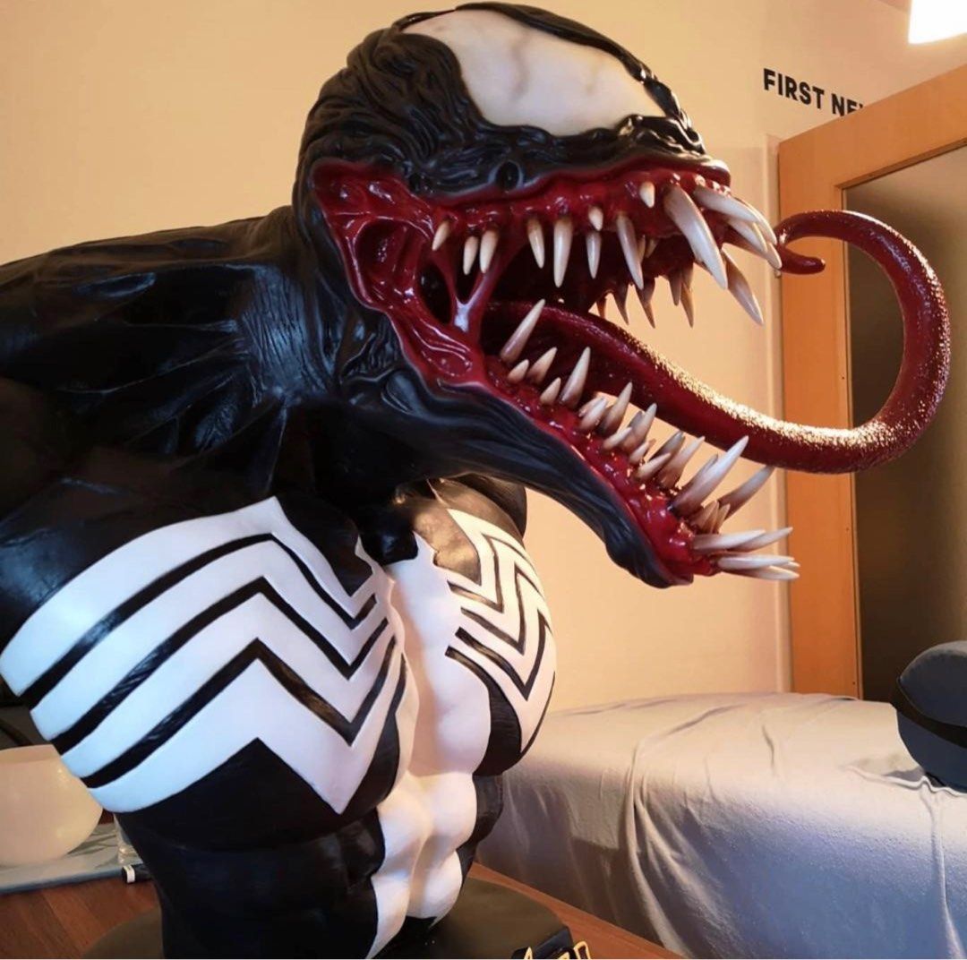 Rare custom venom life size bust, Hobbies & Toys, Toys & Games on Carousell