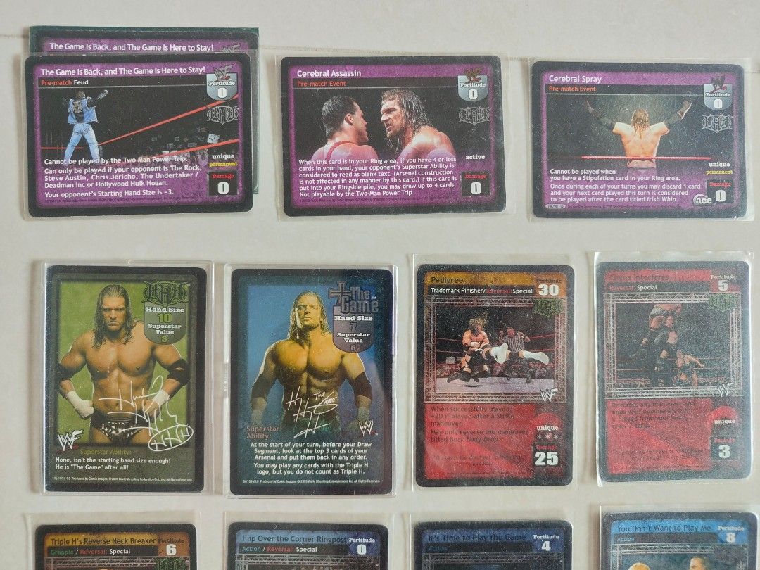 WWE WWF Raw Deal Triple H / HHH / The Game Set, Hobbies & Toys ...