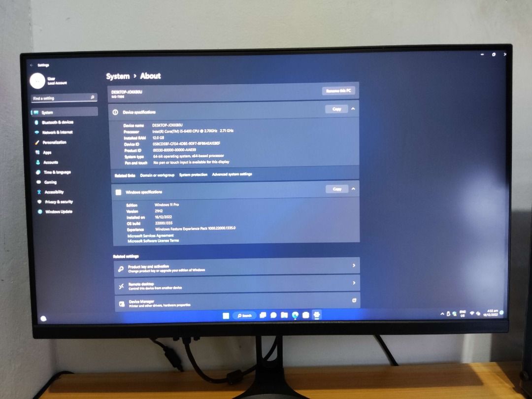 READY-TO-USE Desktop Computer PC for Gaming, WFH Work from Home ...