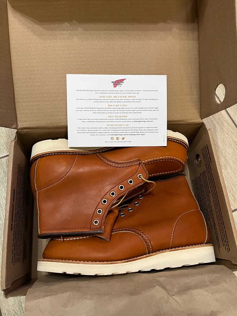 Red Wing 875 Moc Toe Boots, Men's Fashion, Footwear, Boots on Carousell