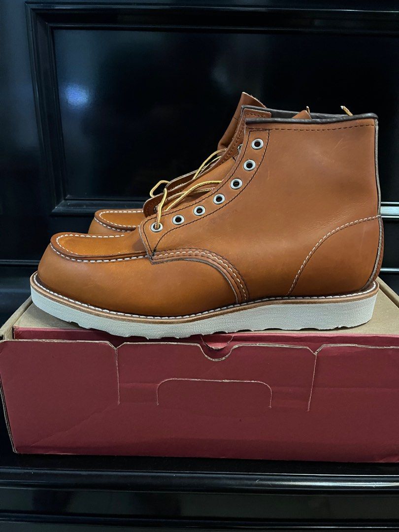 Red Wing 875 Moc Toe Boots, Men's Fashion, Footwear, Boots on Carousell