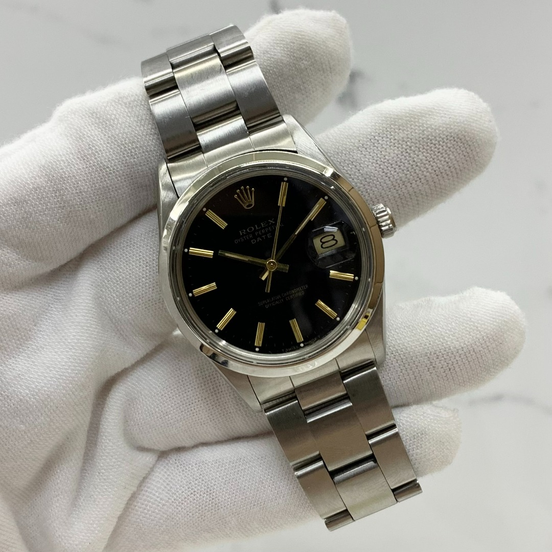 ROLEX 15000 OYSTER PERPETUAL DATE AUTOMATIC MEN'S WATCH 227024548 TI ...