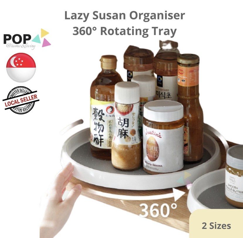Rotating Tray (Large), Furniture & Home Living, Home Improvement ...