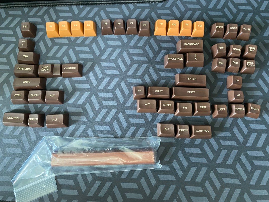 SA Espresso keycaps, Computers & Tech, Parts & Accessories, Computer ...
