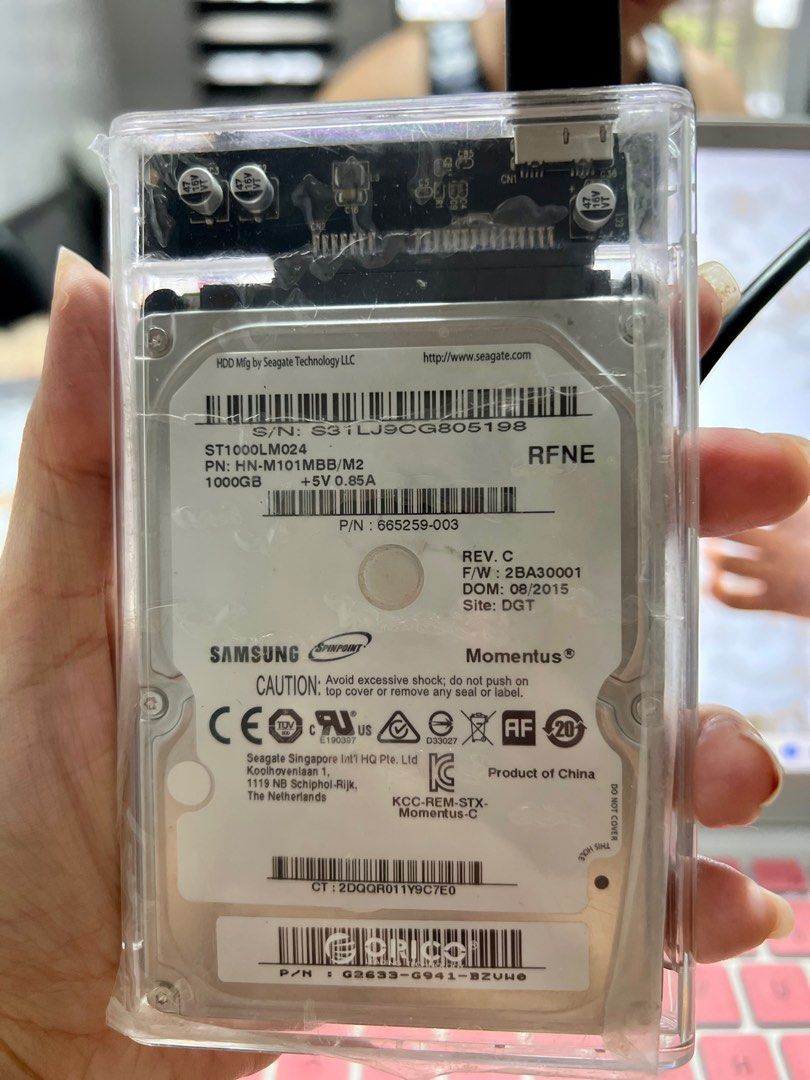 Samsung HDD 1TB, Computers & Tech, Laptops & Notebooks on Carousell