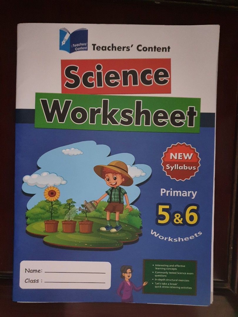 Science Worksheet P5&6 (Teachers' Content), Hobbies & Toys, Books ...