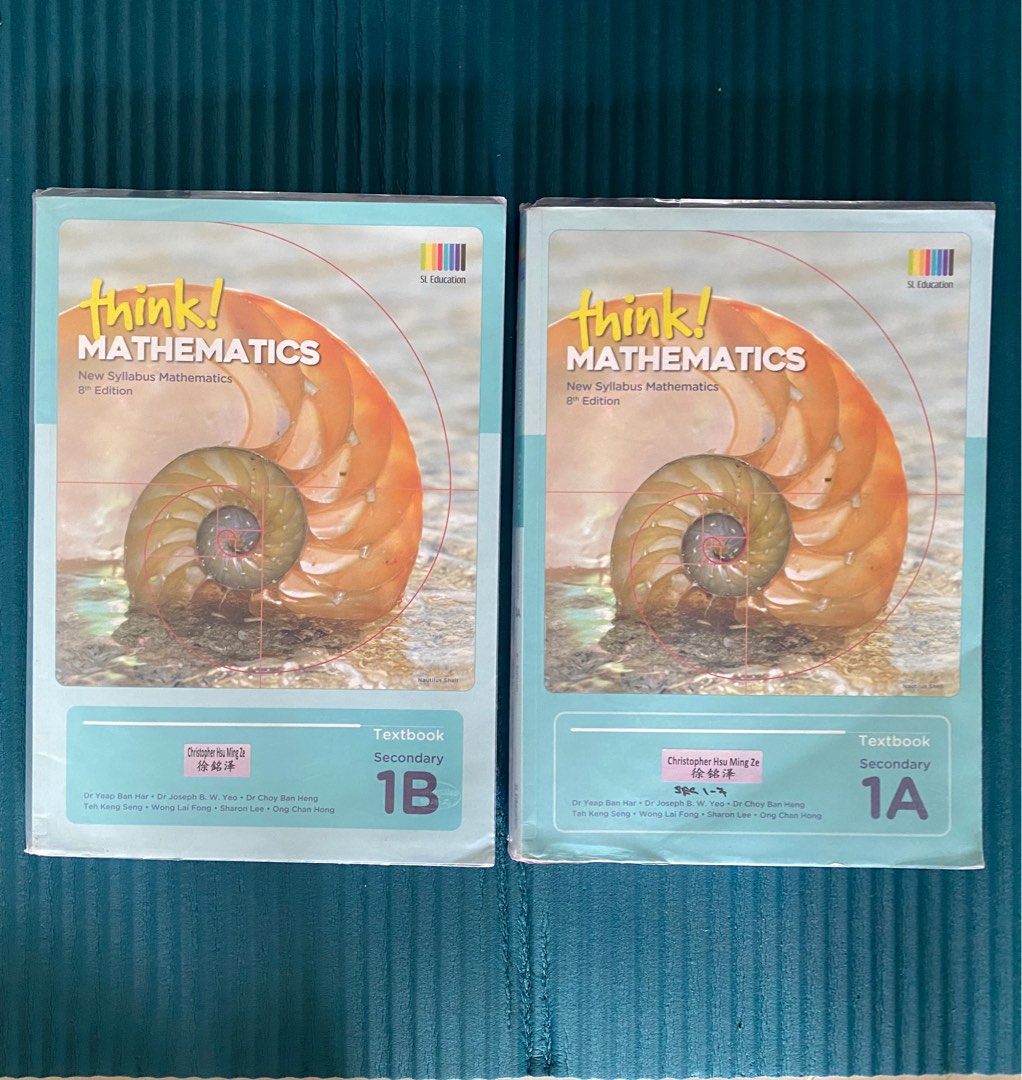Secondary 1 Mathematics Textbook, Hobbies & Toys, Books & Magazines ...