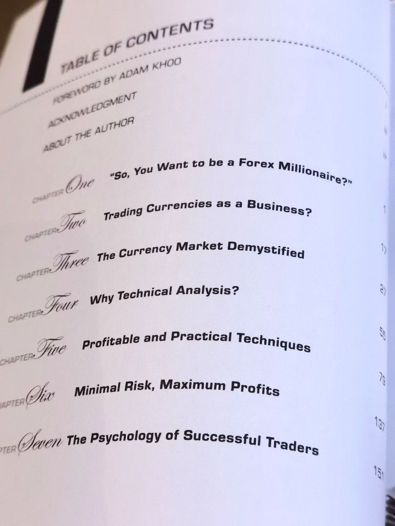Secrets Of Forex Millionaires Book By Yeo Keong Hee, Hobbies & Toys ...