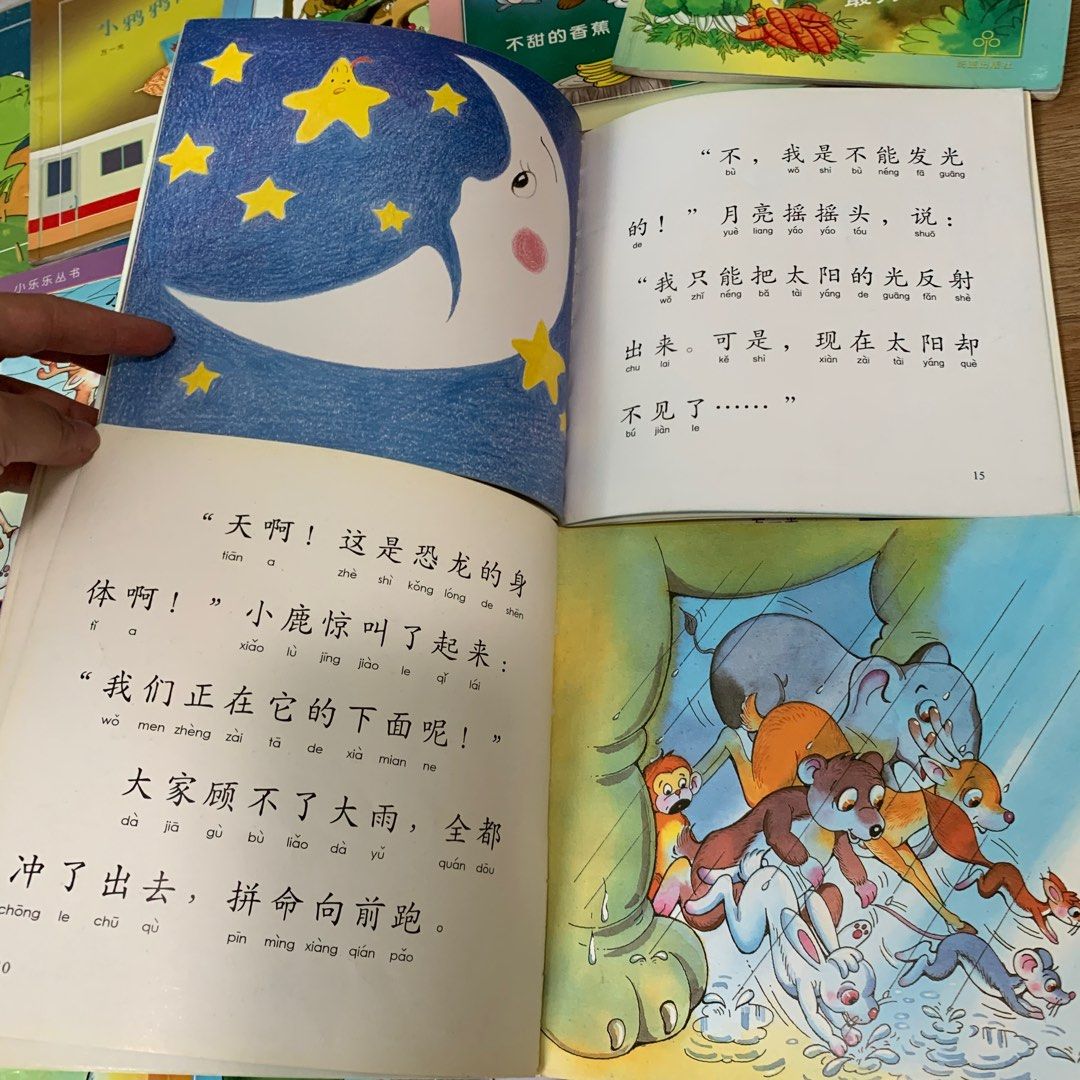Set of 19 Chinese storybooks with Hanyu Pinyin, Hobbies & Toys, Books ...