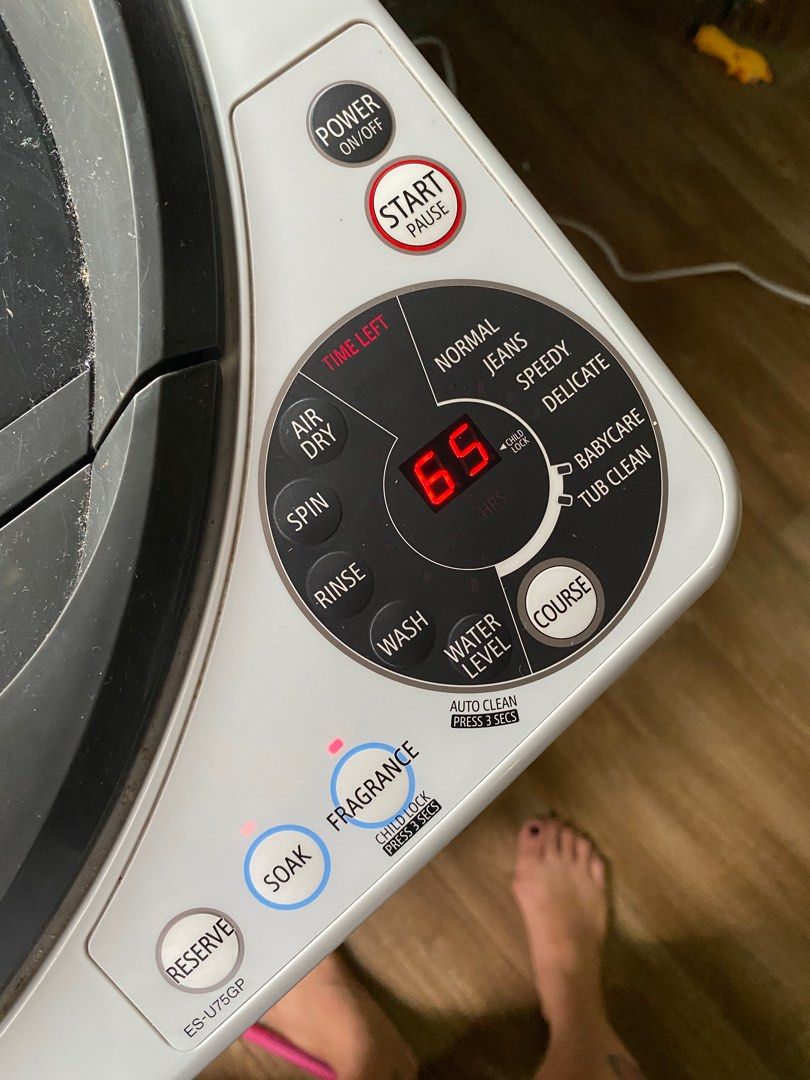 Sharp Fully Automatic Washing Machine 7.5KG, TV & Home Appliances ...