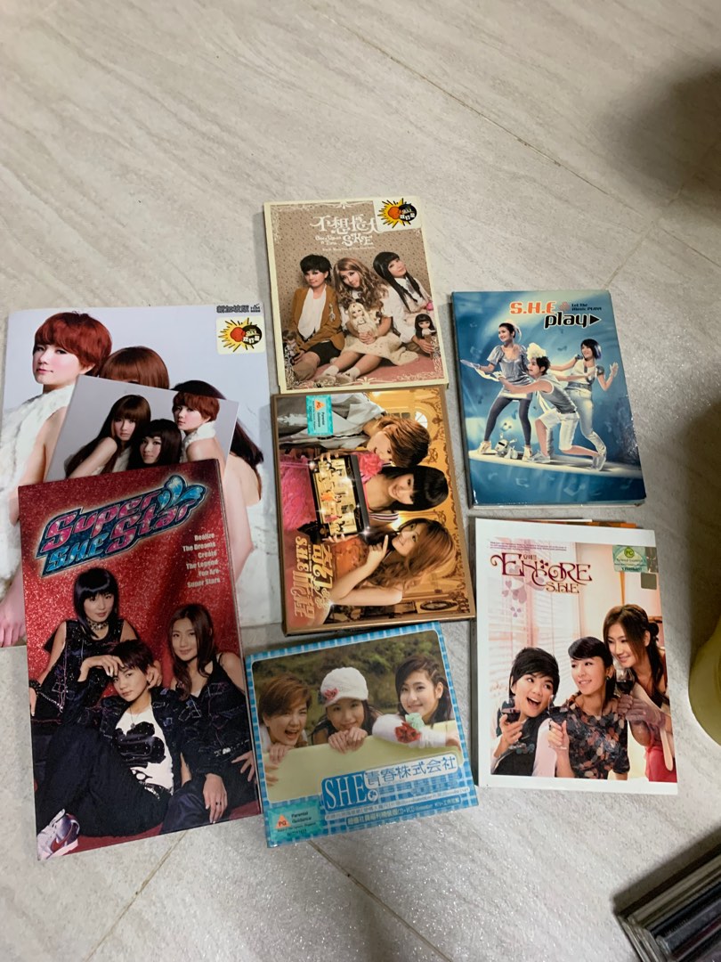 S.H.E CD albums, Hobbies & Toys, Music & Media, CDs & DVDs on Carousell