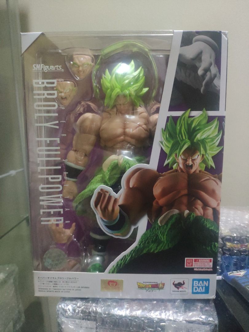 S.h.figuart Full Power Broly (box slightly dented), Hobbies & Toys ...