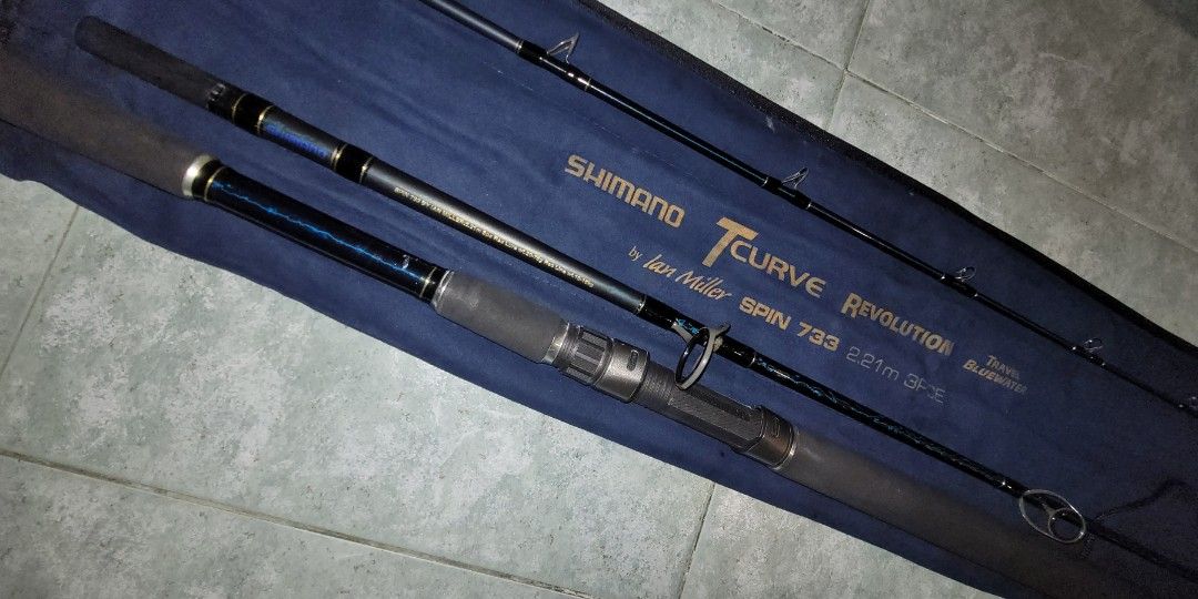 Shimano Tcurve Revolution Travel Rod, Sports Equipment, Fishing on ...