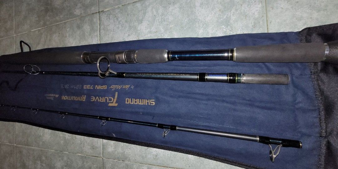 Shimano Tcurve Revolution Travel Rod, Sports Equipment, Fishing on ...