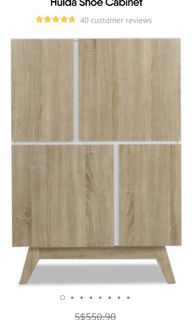 Shoe cabinet wood Hulda fortytwo, Furniture & Home Living, Furniture ...