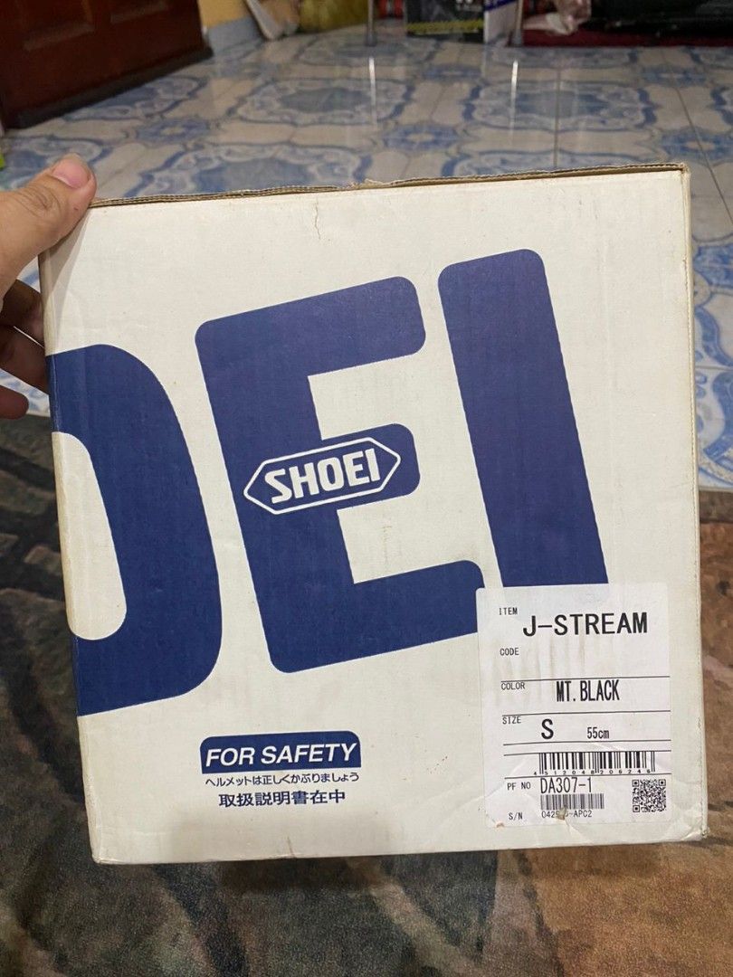 Shoei Jstream Black Matte, Motorcycles, Motorcycle Apparel on Carousell