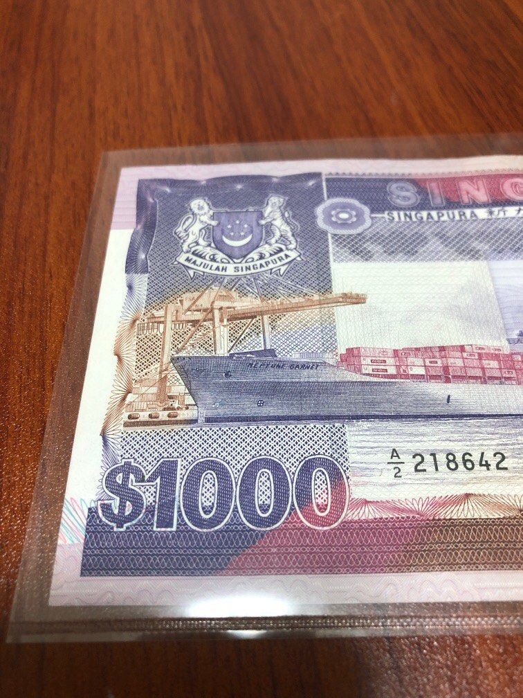 Singapore Old Note - $1000 ship series, Hobbies & Toys, Memorabilia ...