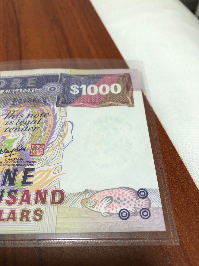 Singapore Old Note - $1000 ship series, Hobbies & Toys, Memorabilia ...