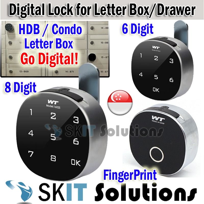 【SKIT SG】WT Smart Keyless Digital Password Lock Touchscreen Keypad ...