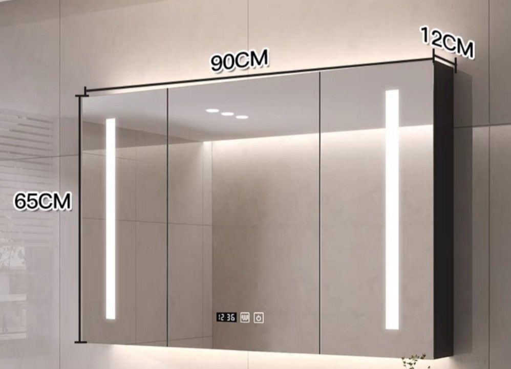 smart mirror cabinet, Furniture & Home Living, Bathroom & Kitchen ...