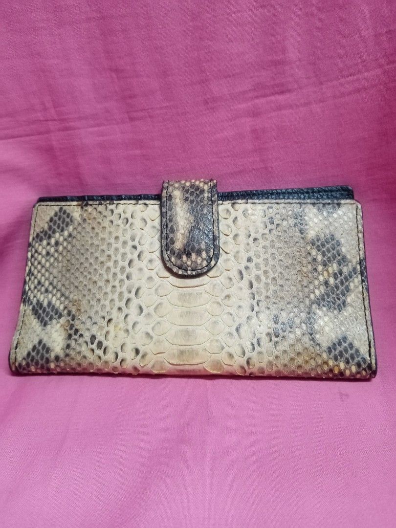 Snake skin card holder, Women's Fashion, Bags & Wallets, Wallets & Card ...