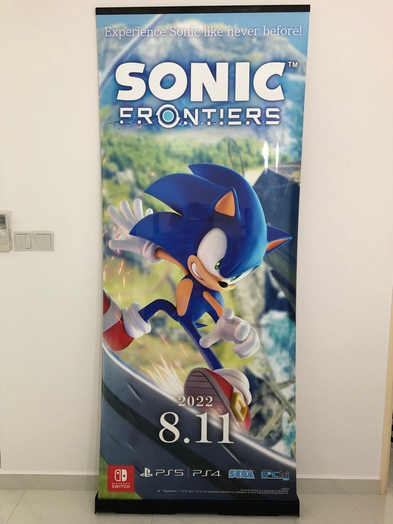 Sonic Frontiers Banner, Furniture & Home Living, Home Decor, Other Home Decor on Carousell