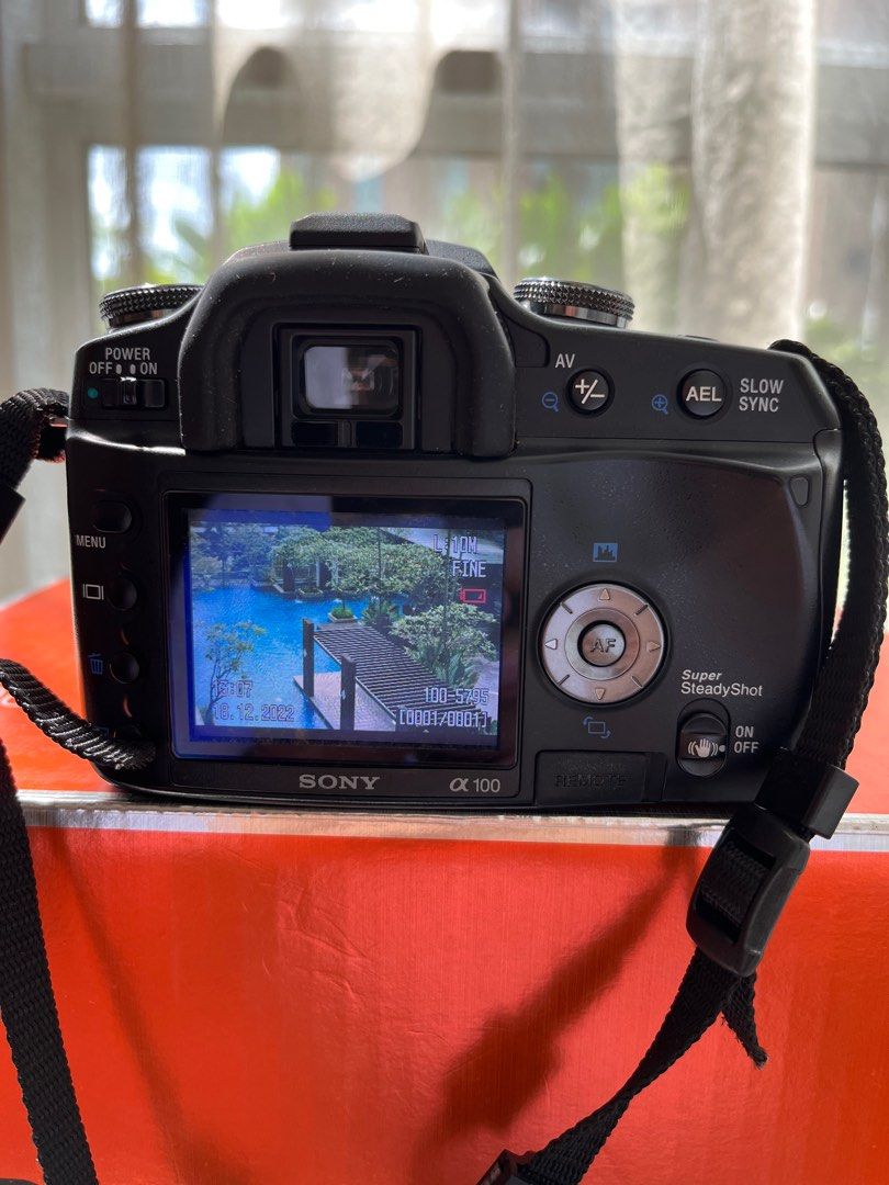 SONY A100 DSLR, Photography, Cameras on Carousell