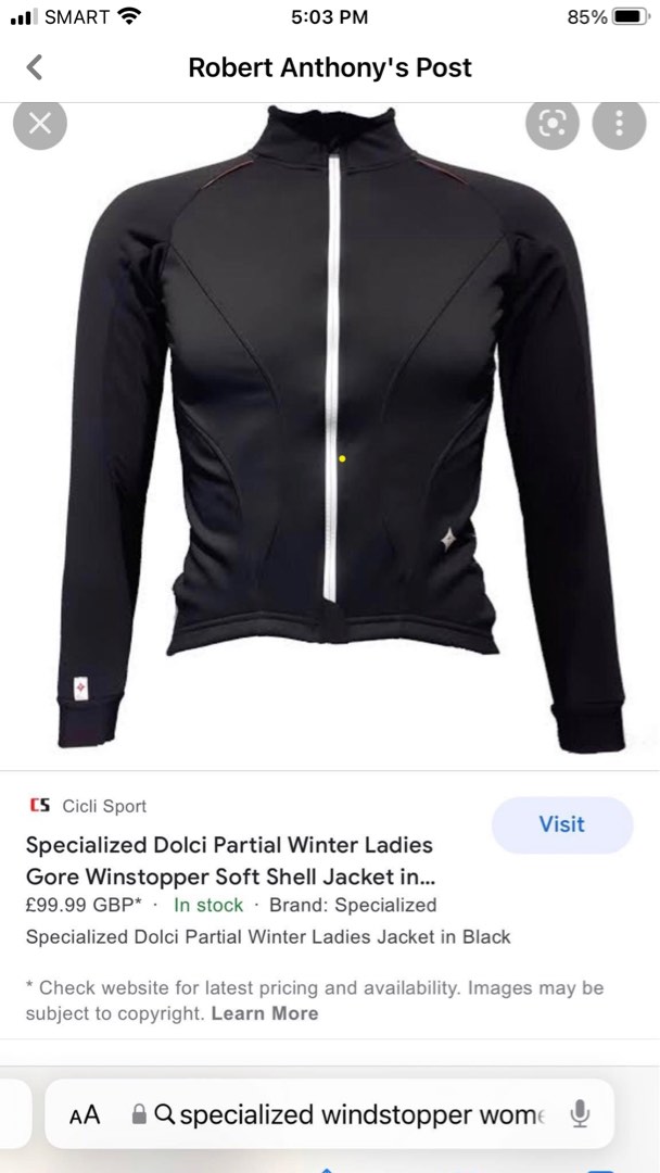 SPECIALIZED SOFT SHELL, Women's Fashion, Activewear on Carousell