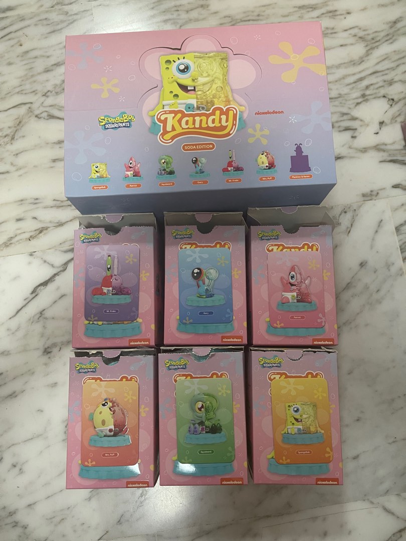 Spongebob Kandy Soda Edition Popmart, Hobbies & Toys, Toys & Games on ...