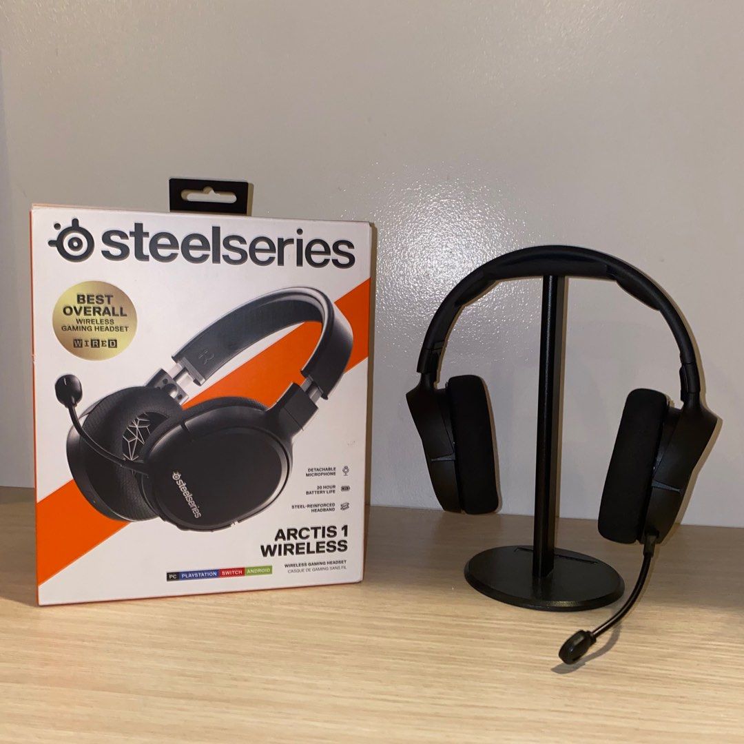 Steelseries Arctis 1 Wireless (Black), Audio, Headphones & Headsets on ...