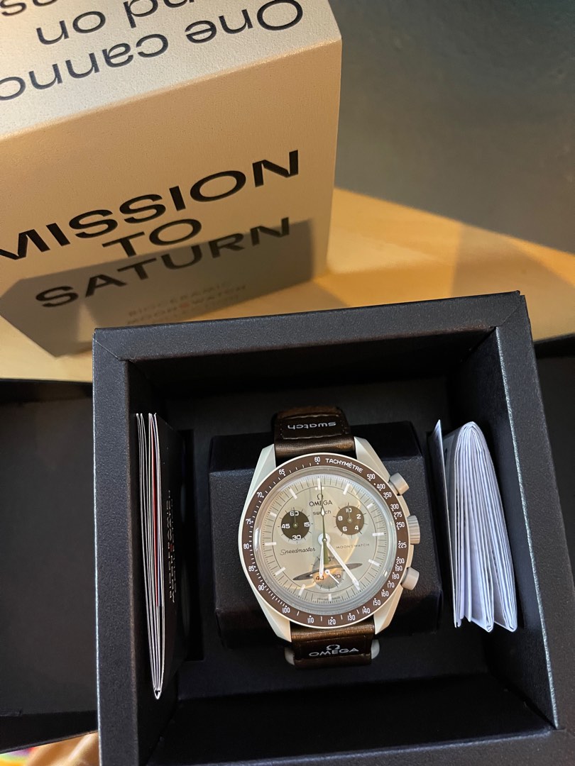 SWATCH MOONSWATCH SATURN, Men's Fashion, Watches & Accessories, Watches ...