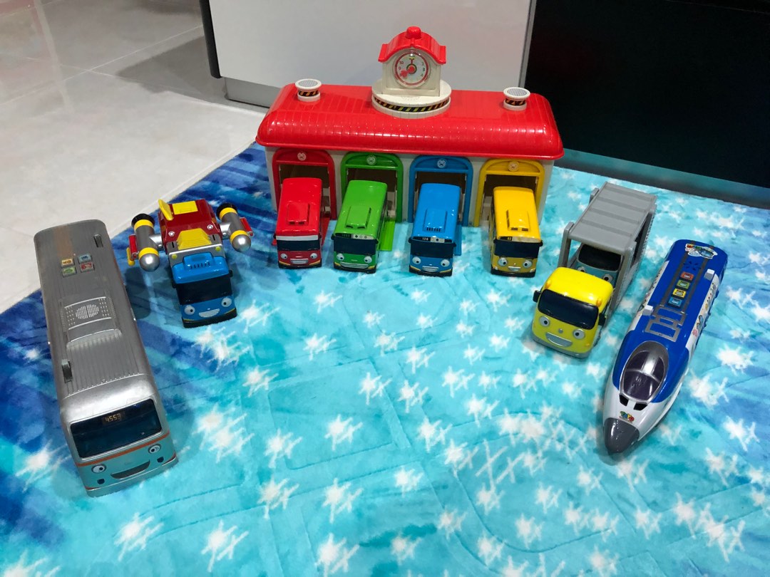 Tayo Garage and train toys, Hobbies & Toys, Toys & Games on Carousell