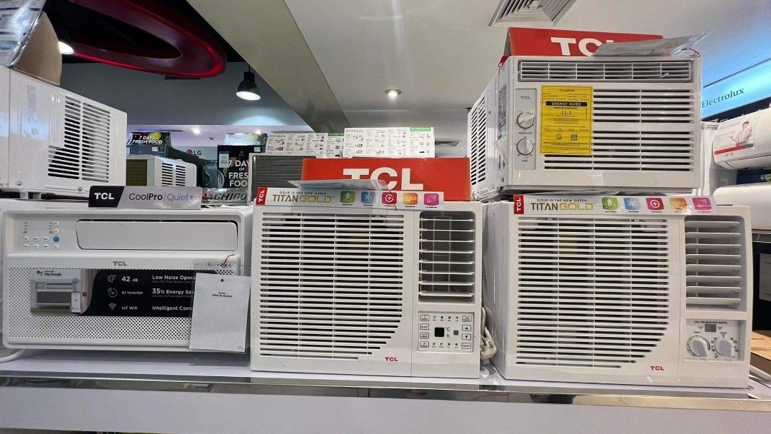 TCL WINDOW TYPE AIRCON (MANUAL /REMOTE /INVERTER TYPE), TV & Home ...