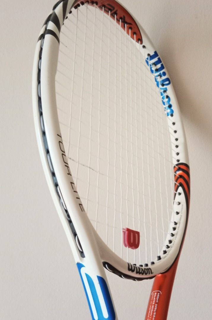 Tennis racket Wilson BLX tour lite racquet with brand new string ...