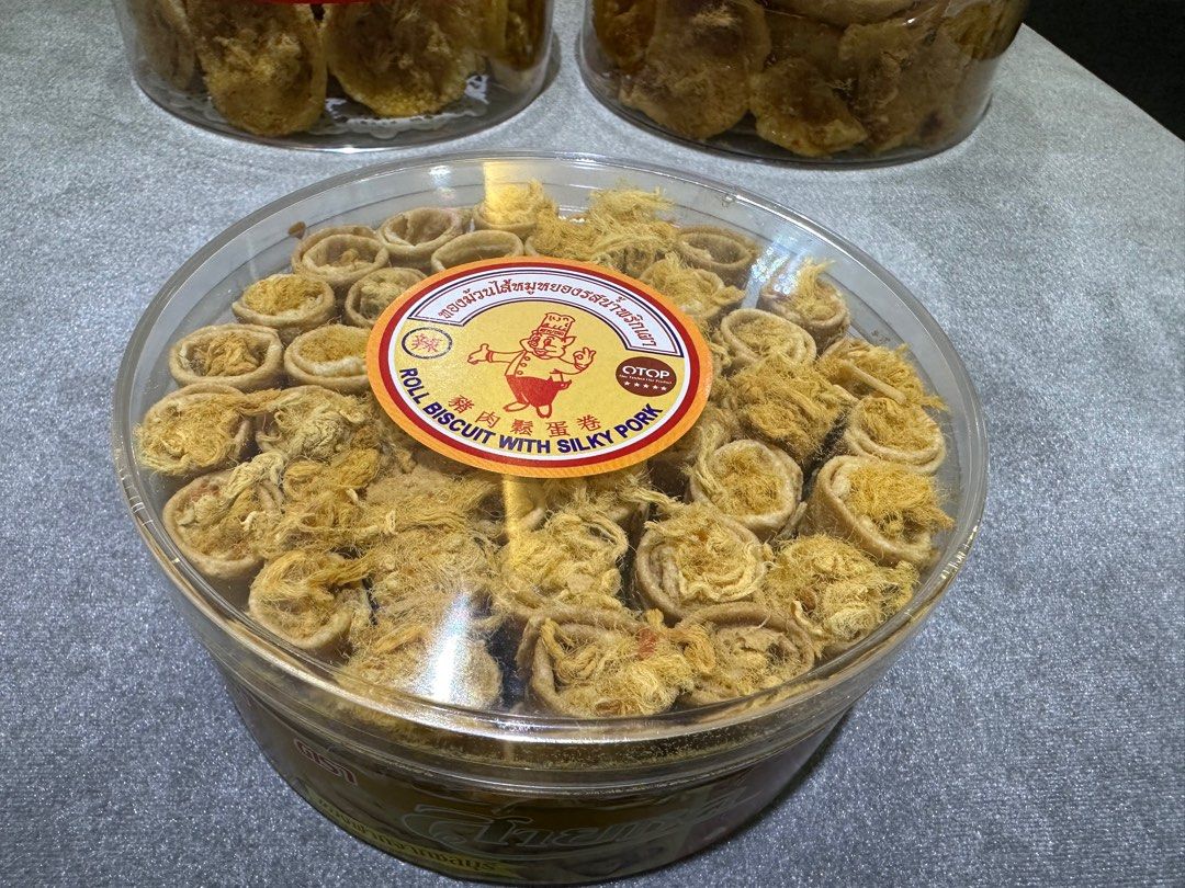 Thai pork floss crackers, Food & Drinks, Other Food & Drinks on Carousell