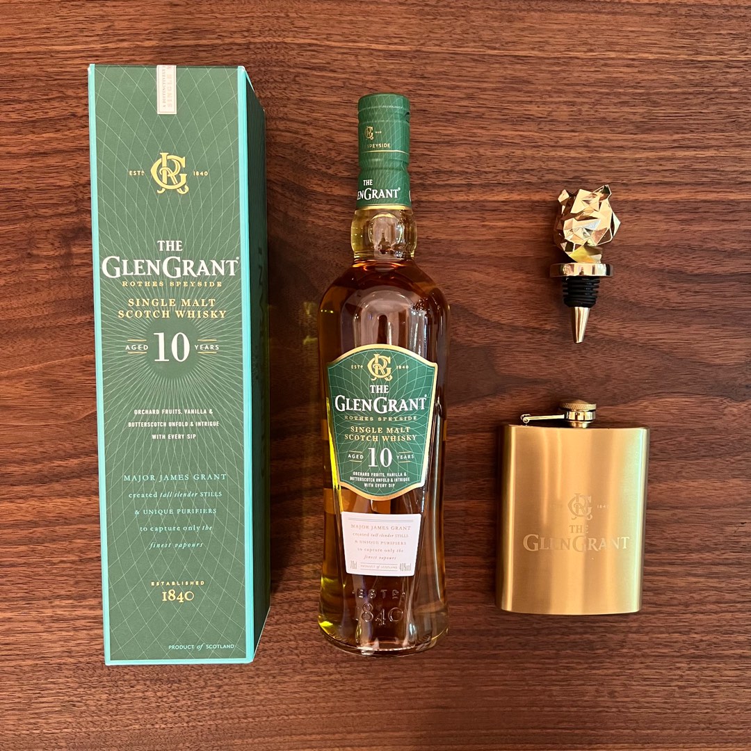 The GlenGrant 10 Years 70cl, Food & Drinks, Alcoholic Beverages on ...