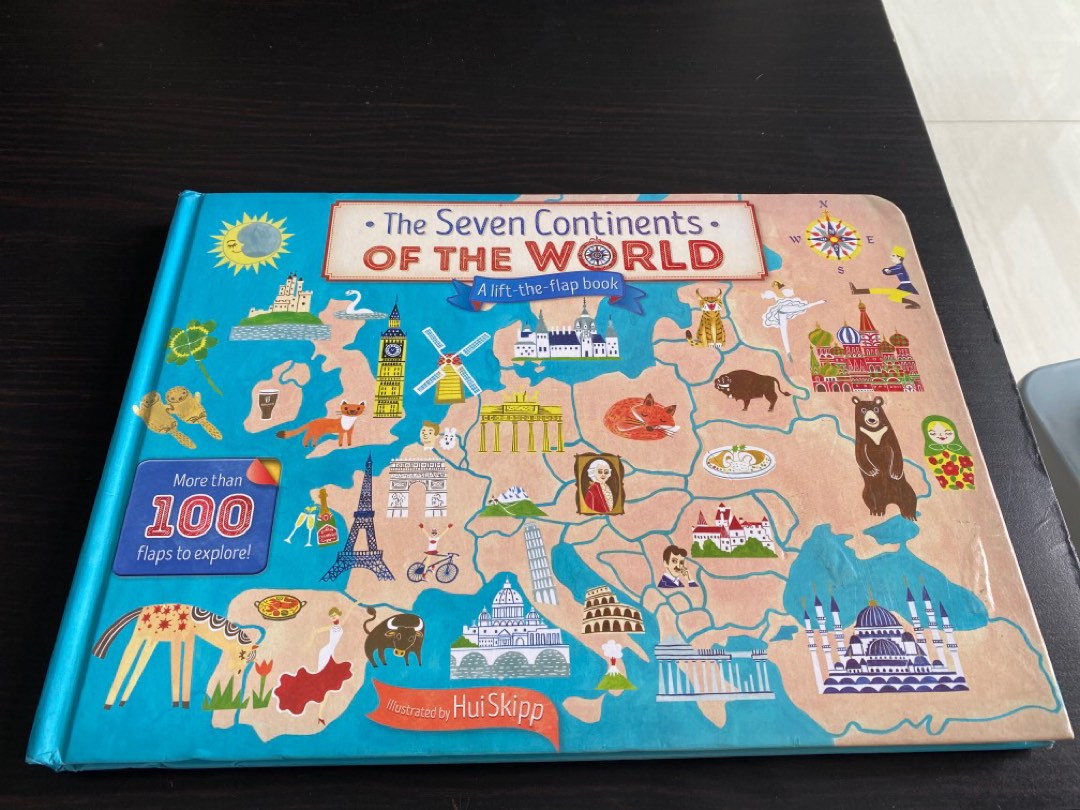 The seven continents of the world, Hobbies & Toys, Books & Magazines ...