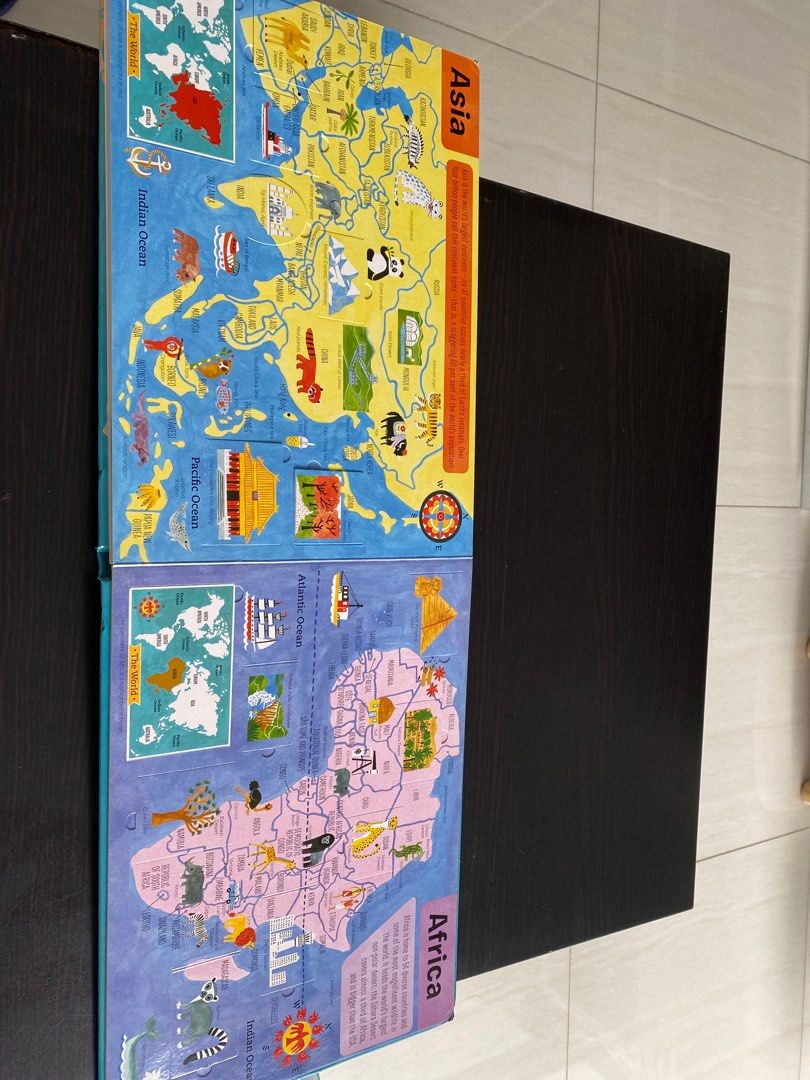 The seven continents of the world, Hobbies & Toys, Books & Magazines ...