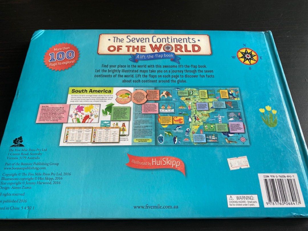 The seven continents of the world, Hobbies & Toys, Books & Magazines ...
