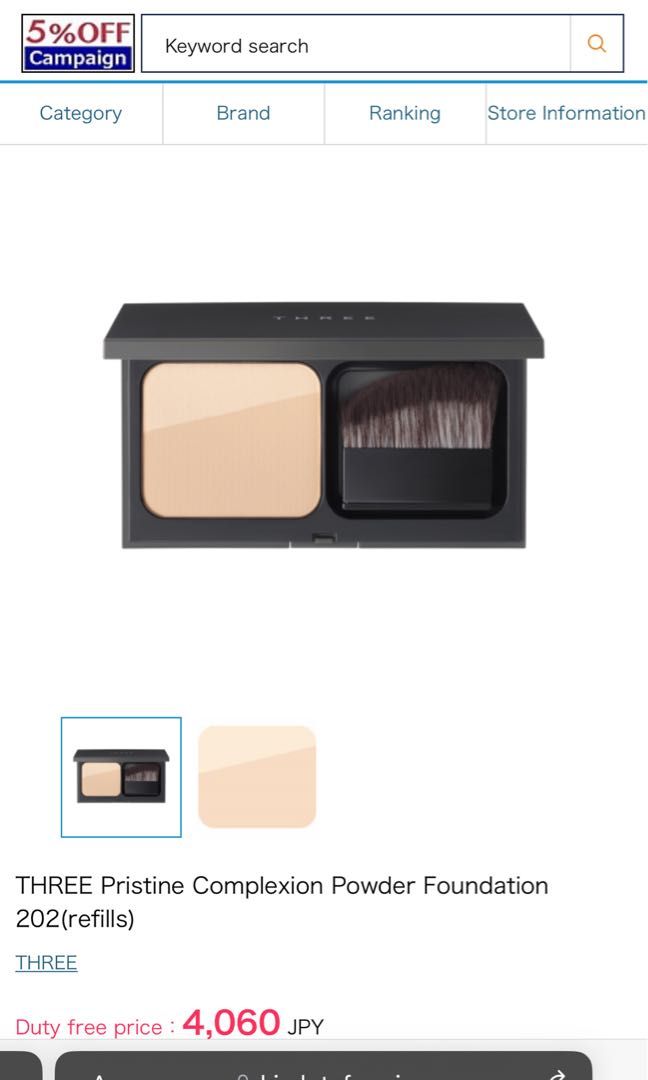 Three foundation serum and powder refill, Beauty & Personal Care, Face ...