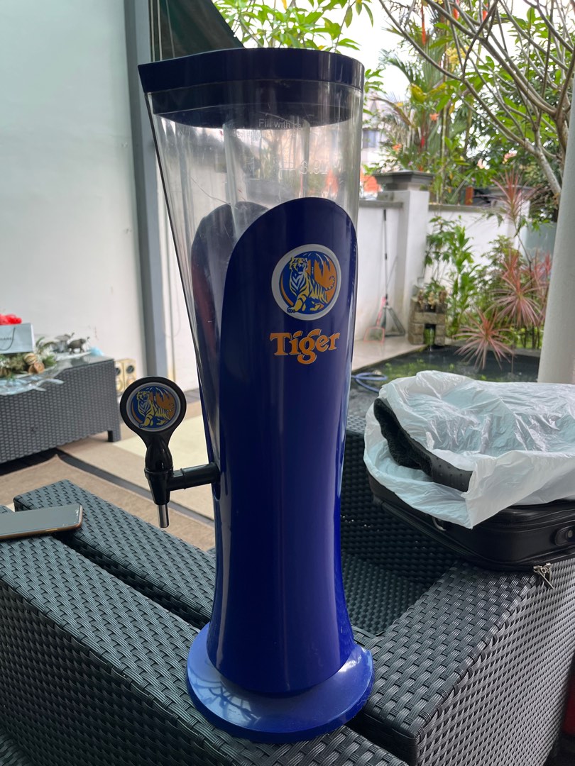 Tiger Beer Tower 3L, Furniture & Home Living, Kitchenware & Tableware ...