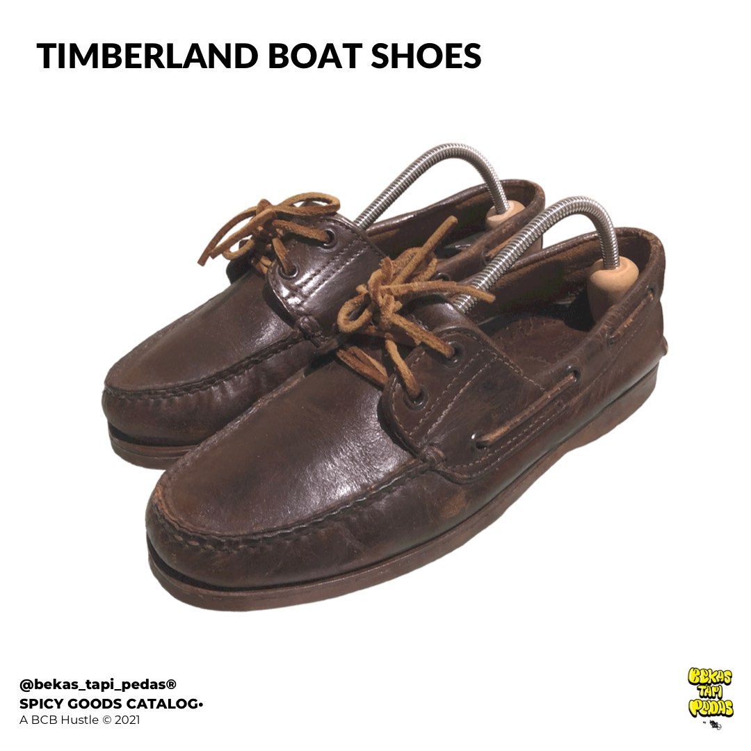 Timberland Authentics Boat Shoes, Fesyen Pria, Sepatu , Sepatu Formal ...