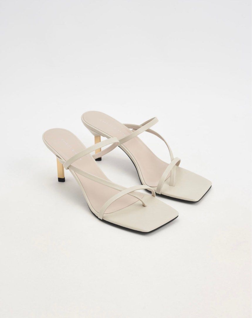 Toe Loop Blade Heel Sandals, Women's Fashion, Footwear, Heels on Carousell