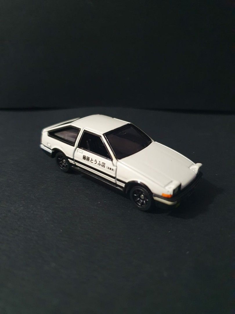 Tomica AE86 White Top Version Initial D Trueno AE-86 White Hood ...