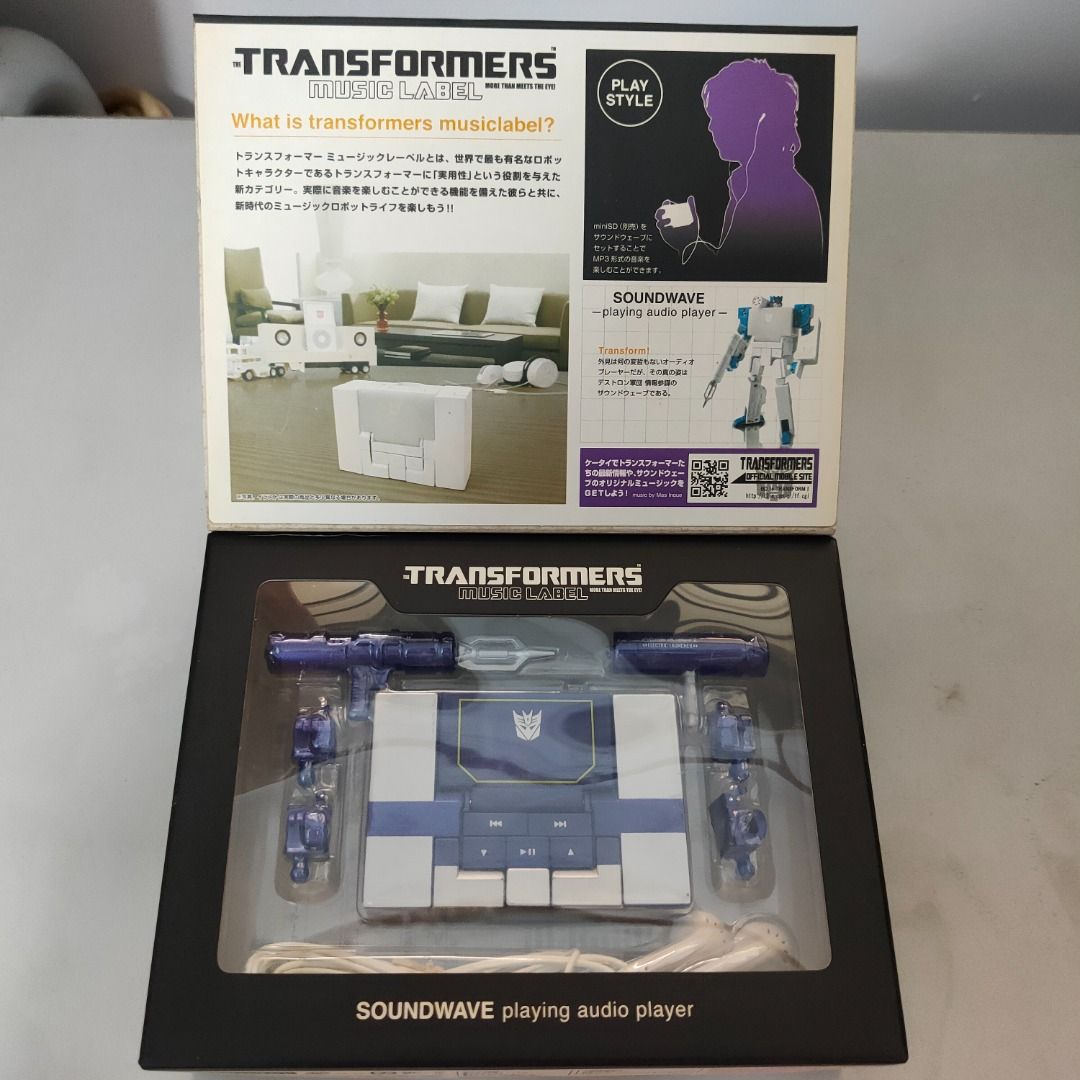 Transformers Tomy Takara Soundwave Music Label 2007, Hobbies & Toys ...